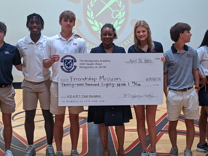 Montgomery Academy Students Raise Nearly $40,000 For Friendship Mission ...