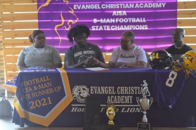 Evangel's Nii Addy signs with Harding | Sports | montgomeryindependent.com