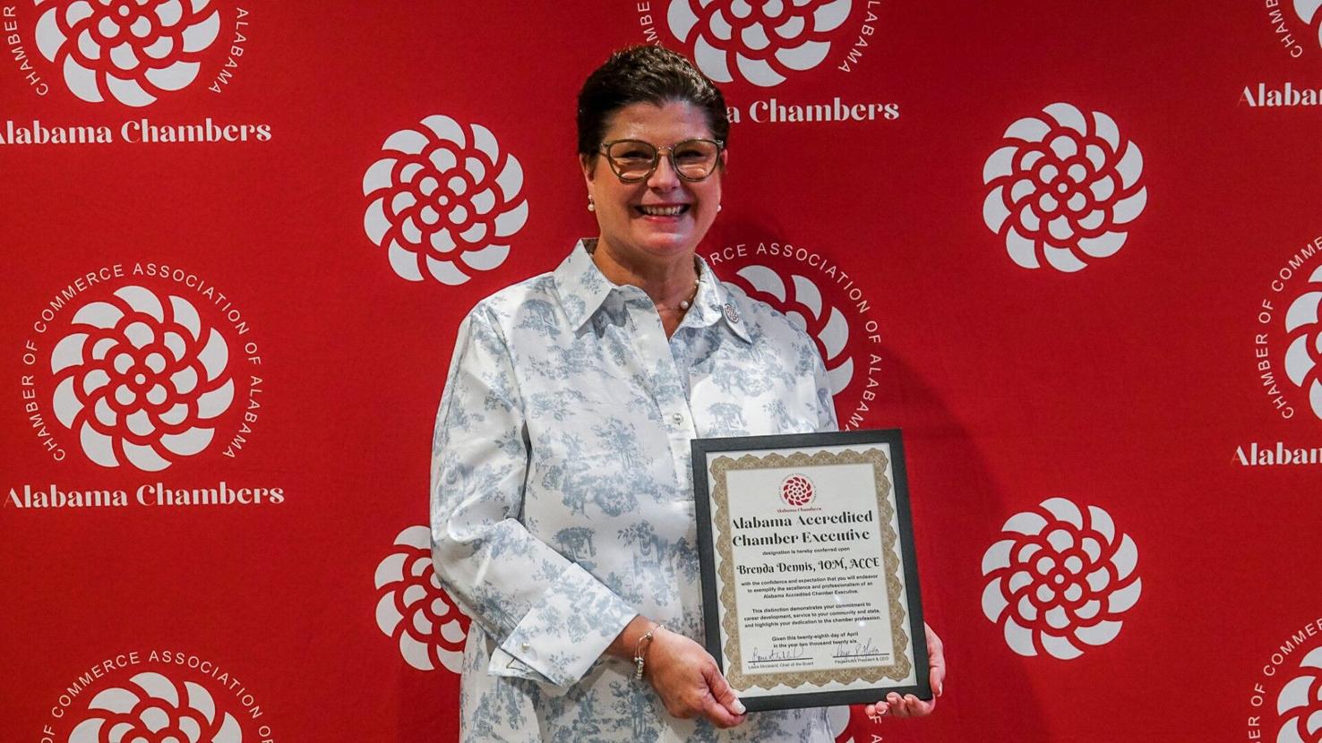 Brenda Dennis Earns Alabama Accredited Chamber Executive Designation ...