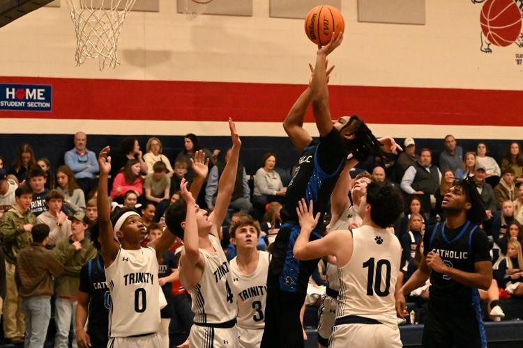 MJ Belser's 3-pointer gives Catholic a 55-54 win over Trinity | Sports ...