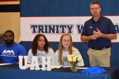 Trinity's Jayden Mitchell signs with UAH | Sports ...