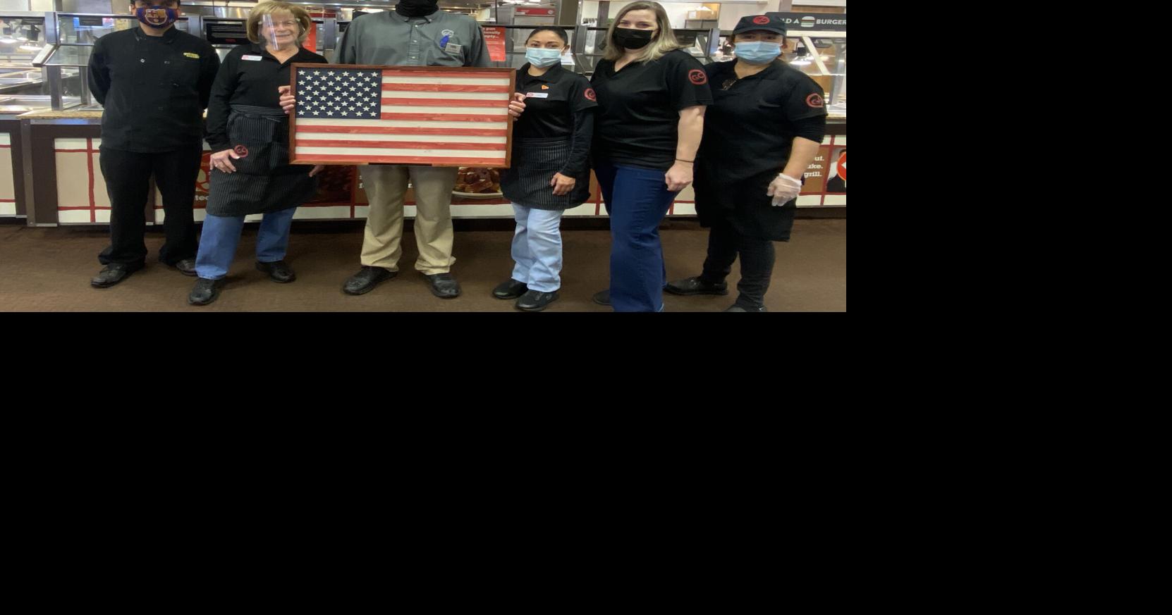 Statesville DAV chapter presents Golden Corral with flag to show ...