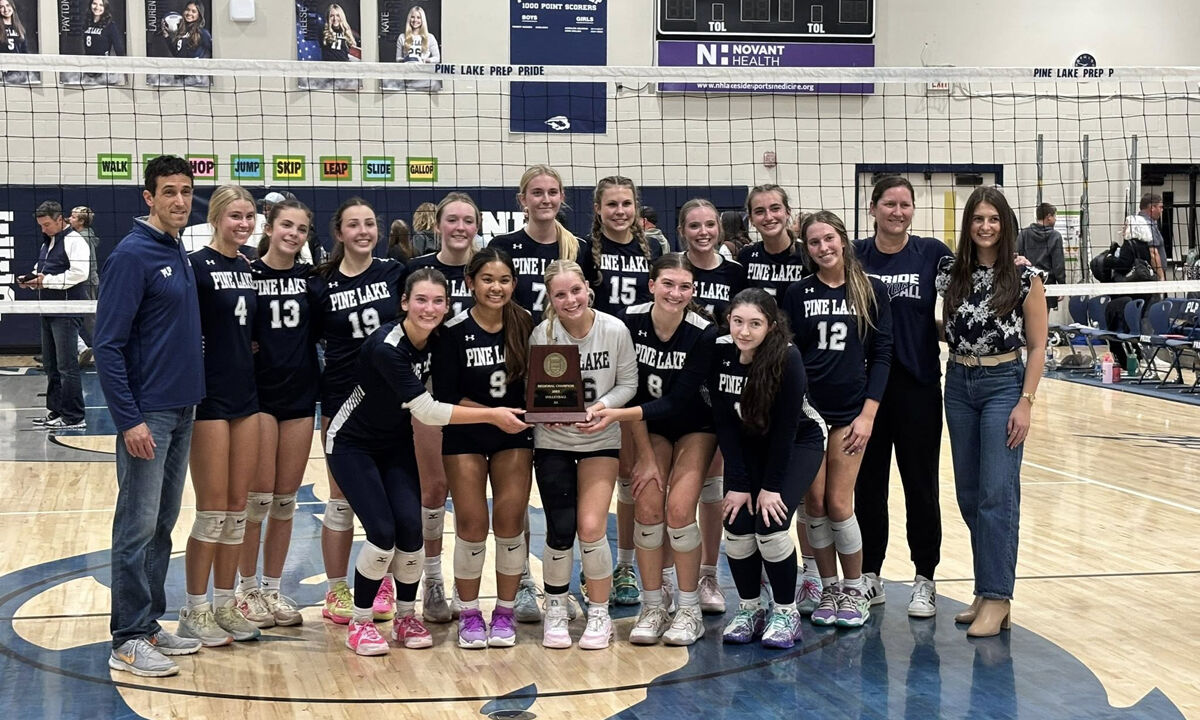 Pine Lake Prep volleyball makes history in win over Draughn