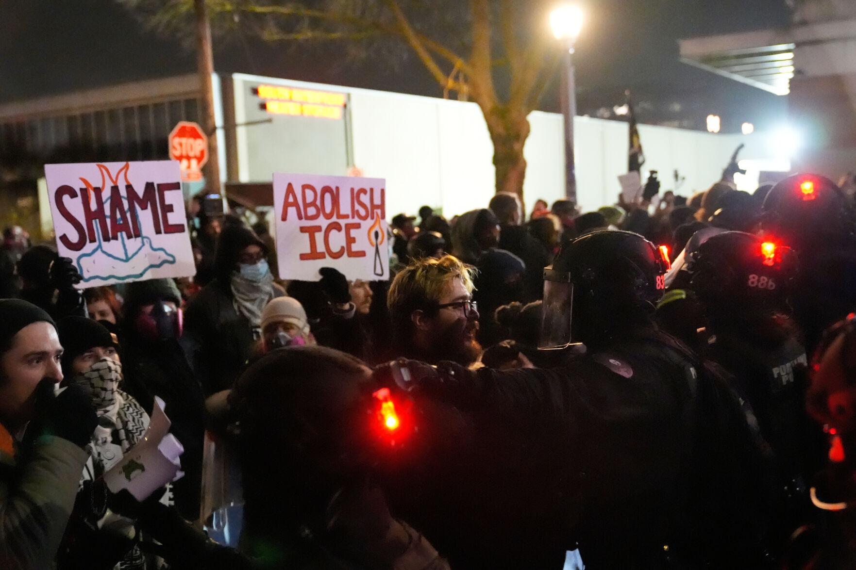 Photos show protests over the shooting of 2 people by federal ...