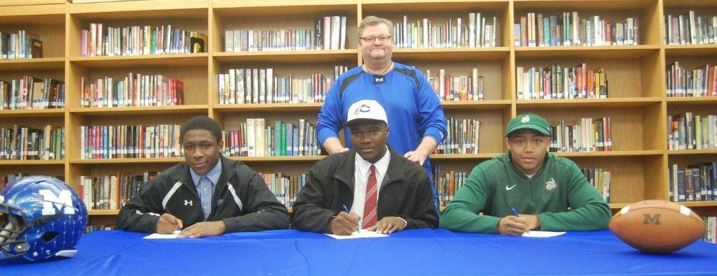 Blue Devils’ signees focus on football future
