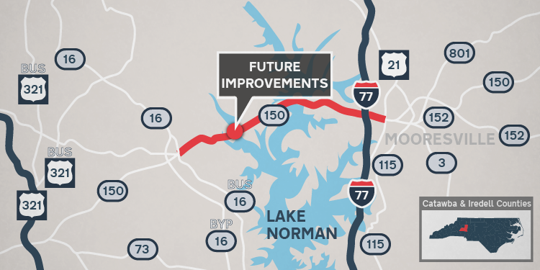 NC Highway 150 widening construction underway, NCDOT says