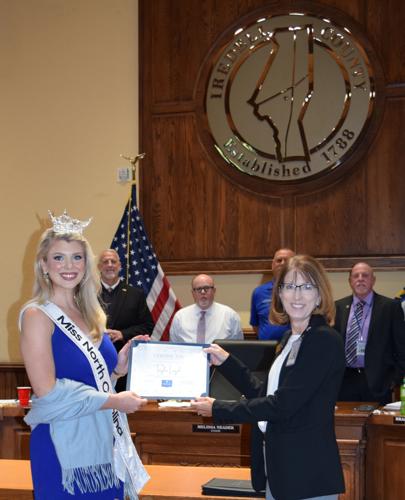 Iredell commissioners recognize Miss NC Taylor Loyd