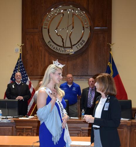 Iredell commissioners recognize Miss NC Taylor Loyd
