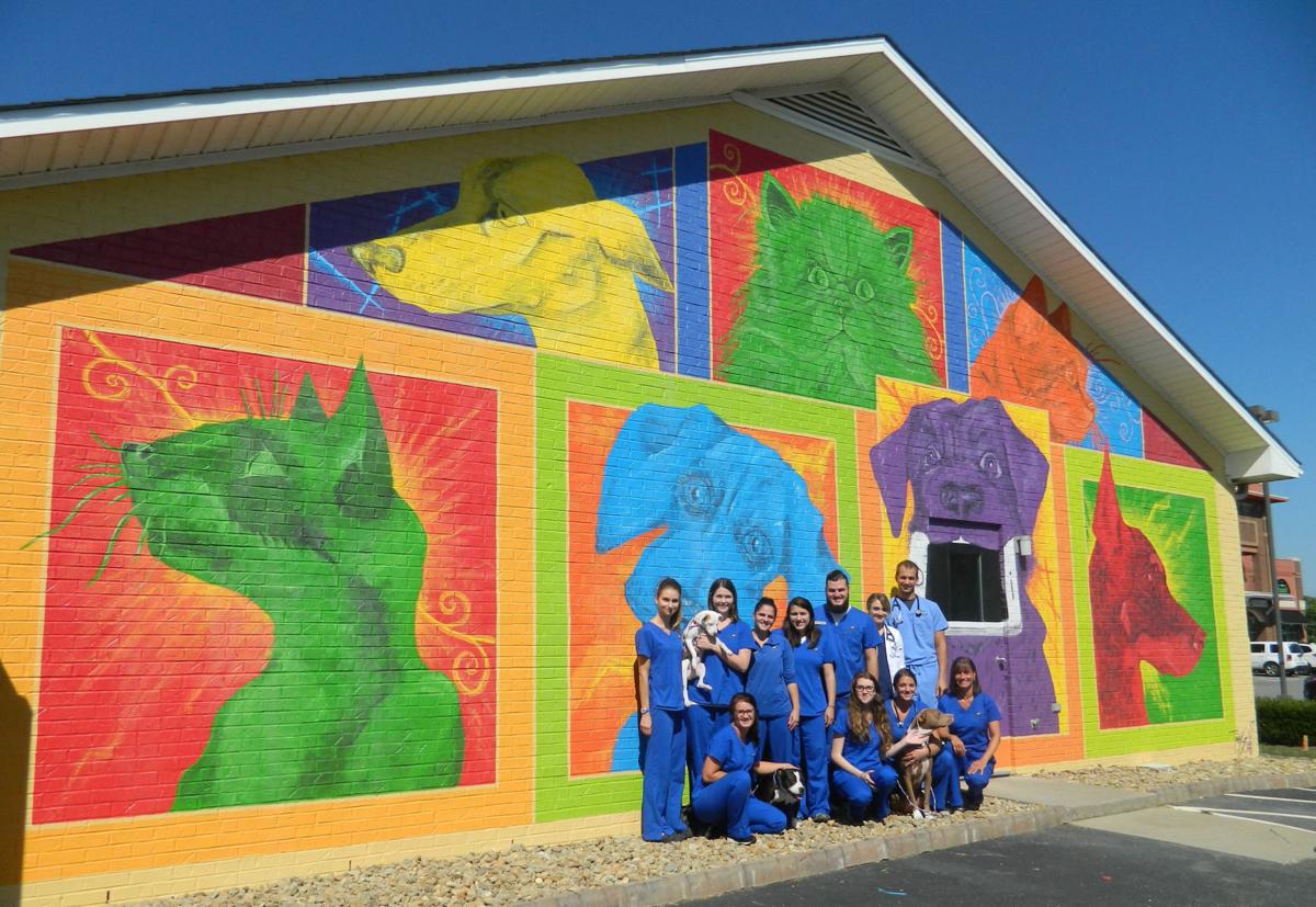 Mural is about 'relationships and smiles’