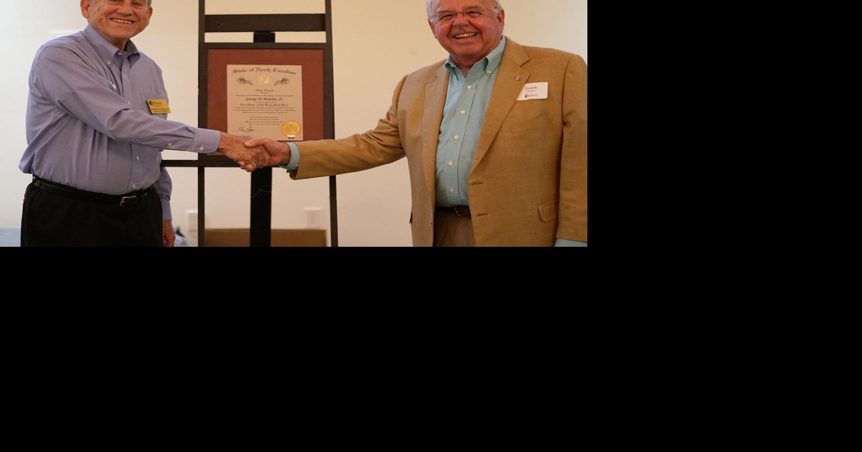 George Brawley awarded Order of the Long Leaf Pine