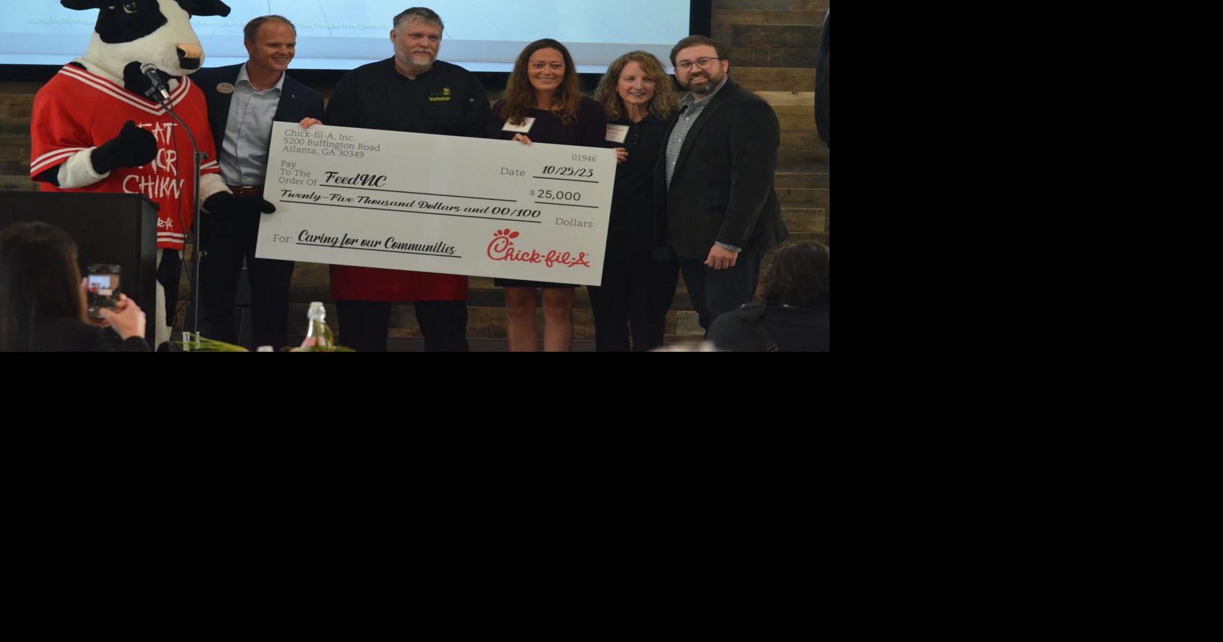 Mooresville's FeedNC gets $25K boost from Chick-fil-A