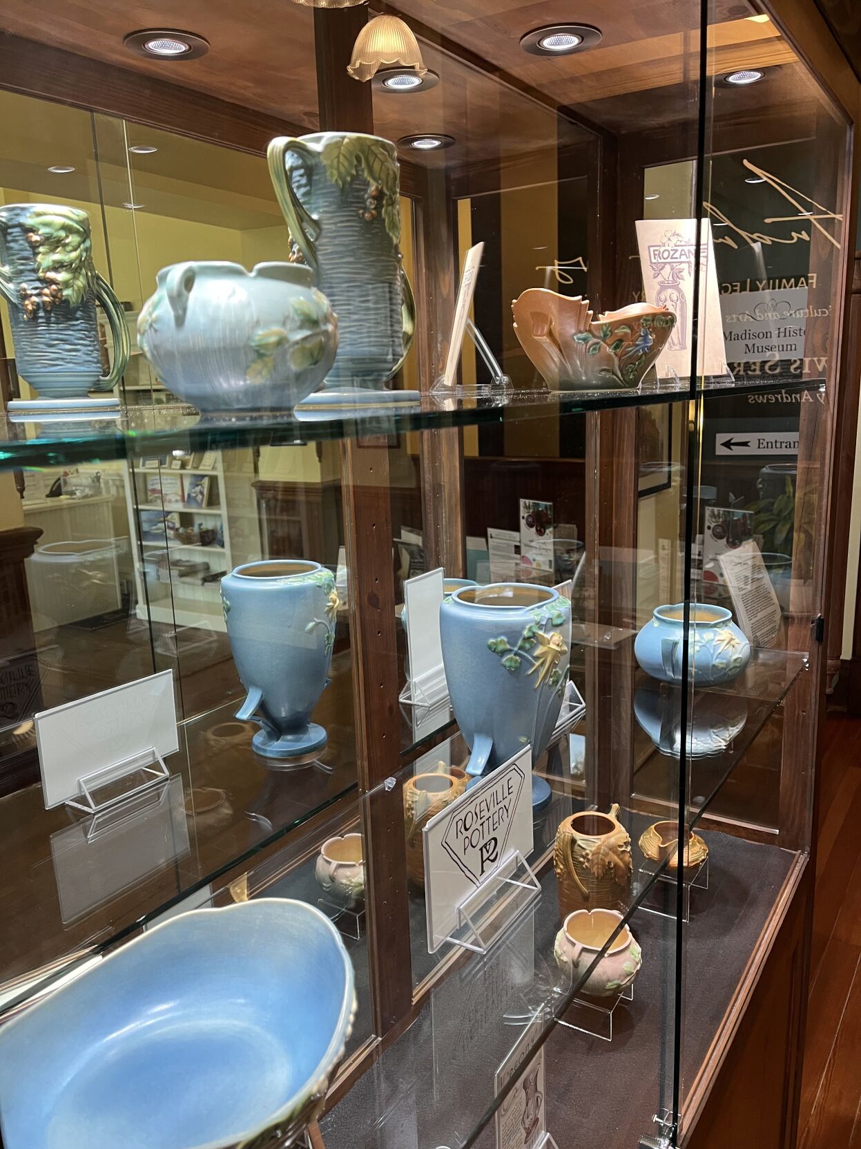 Madison-Morgan Cultural Center opens exhibit of Roseville Pottery from ...