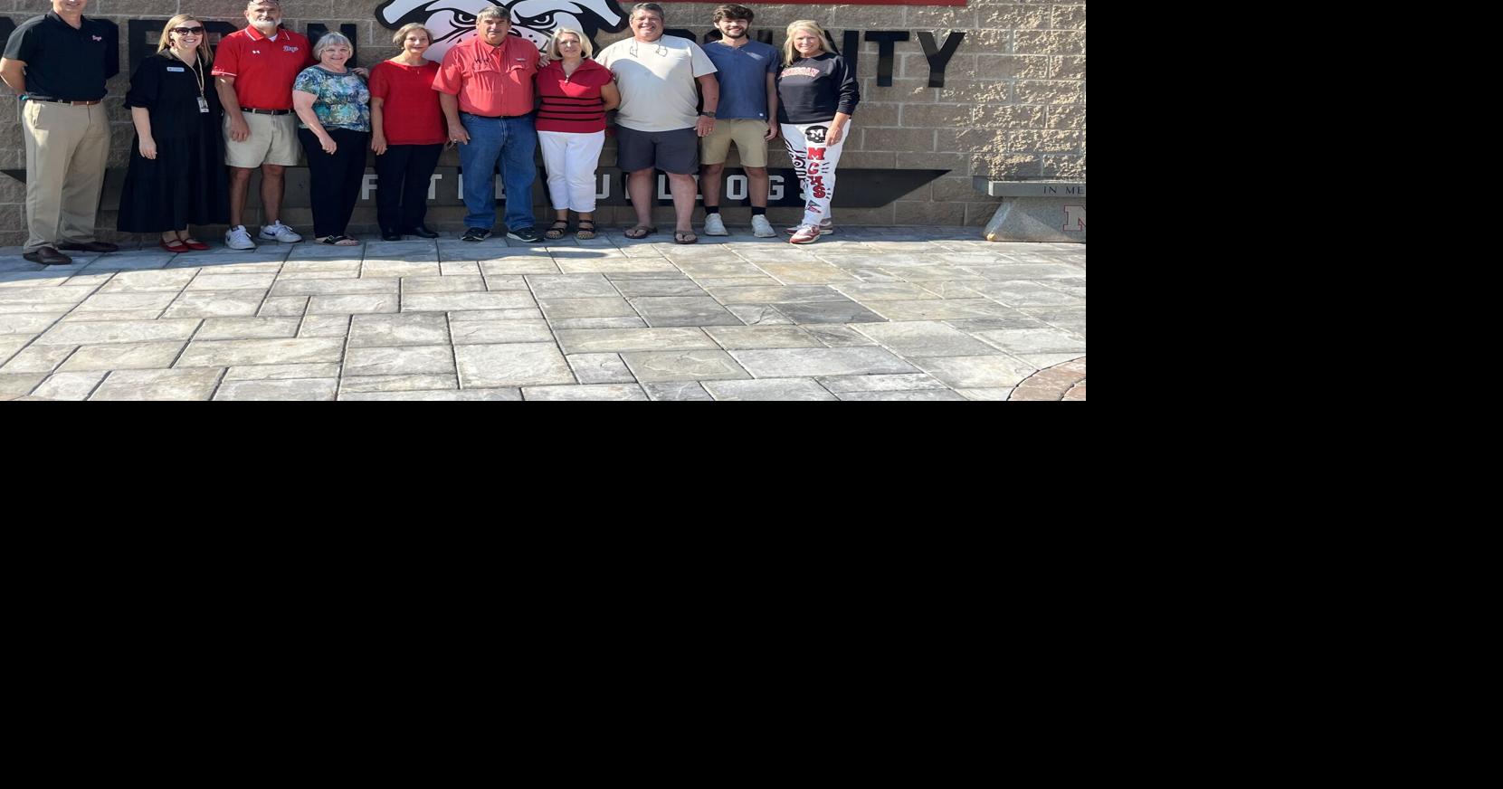 MCHS Memorial Benches Receive New Landscaping Outside Bill Corry ...