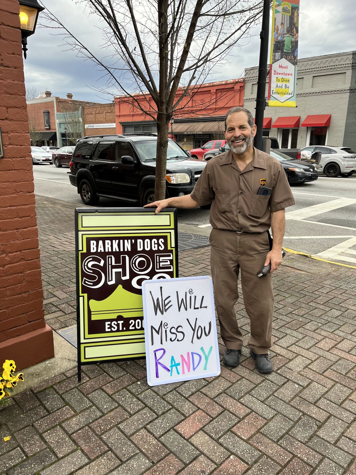 Community bids farewell to UPS driver and 'family member' Randy Pace as ...