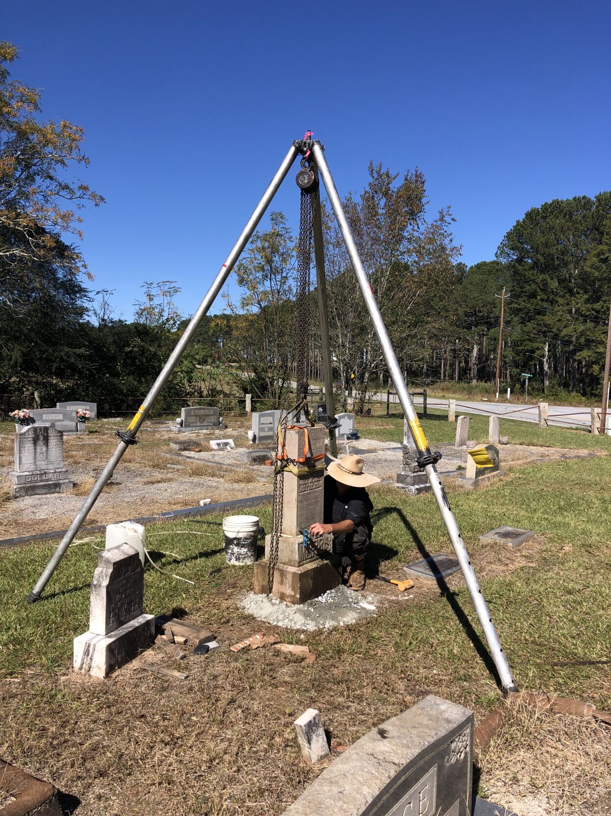 Buckhead Cemetery Gets Much Needed Repair | News | morgancountycitizen.com
