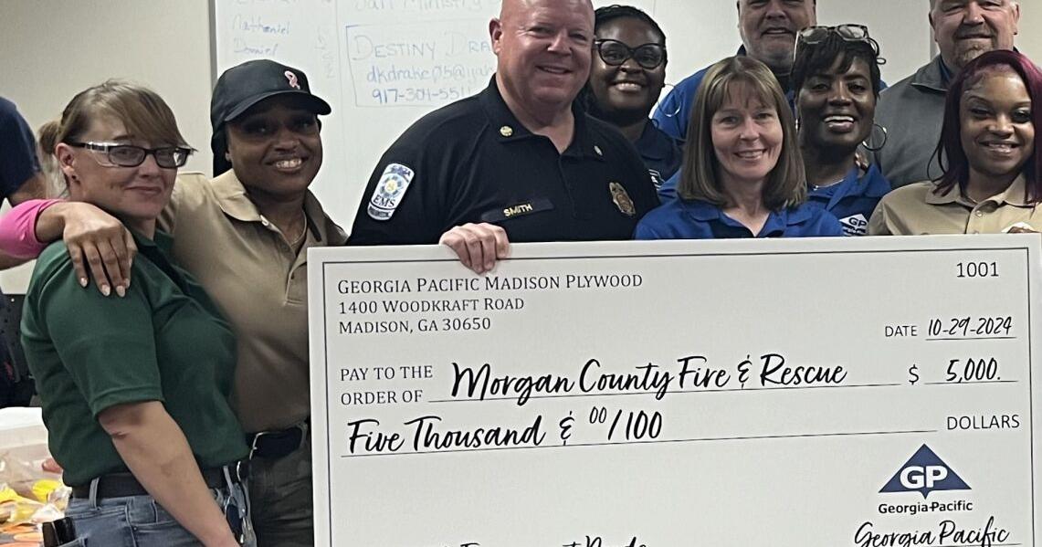 Georgia Pacific Madison Plywood Donates To Fire Departments | News ...
