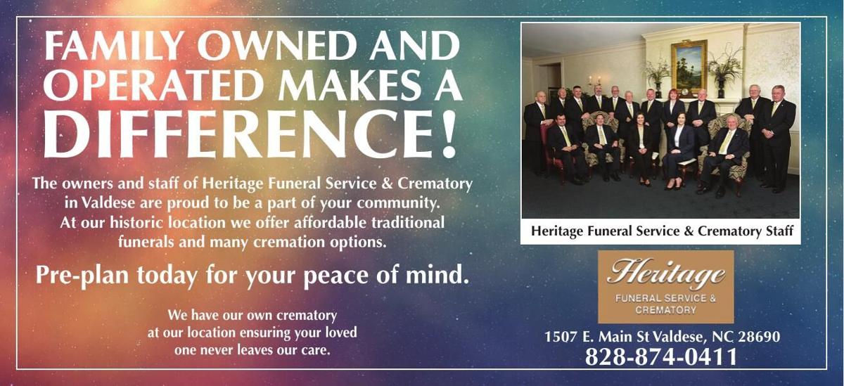 HERITAGE FUNERAL HOME, VALDESE