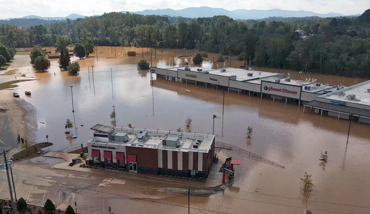Photos, video of flooding after Helene in Burke County NC