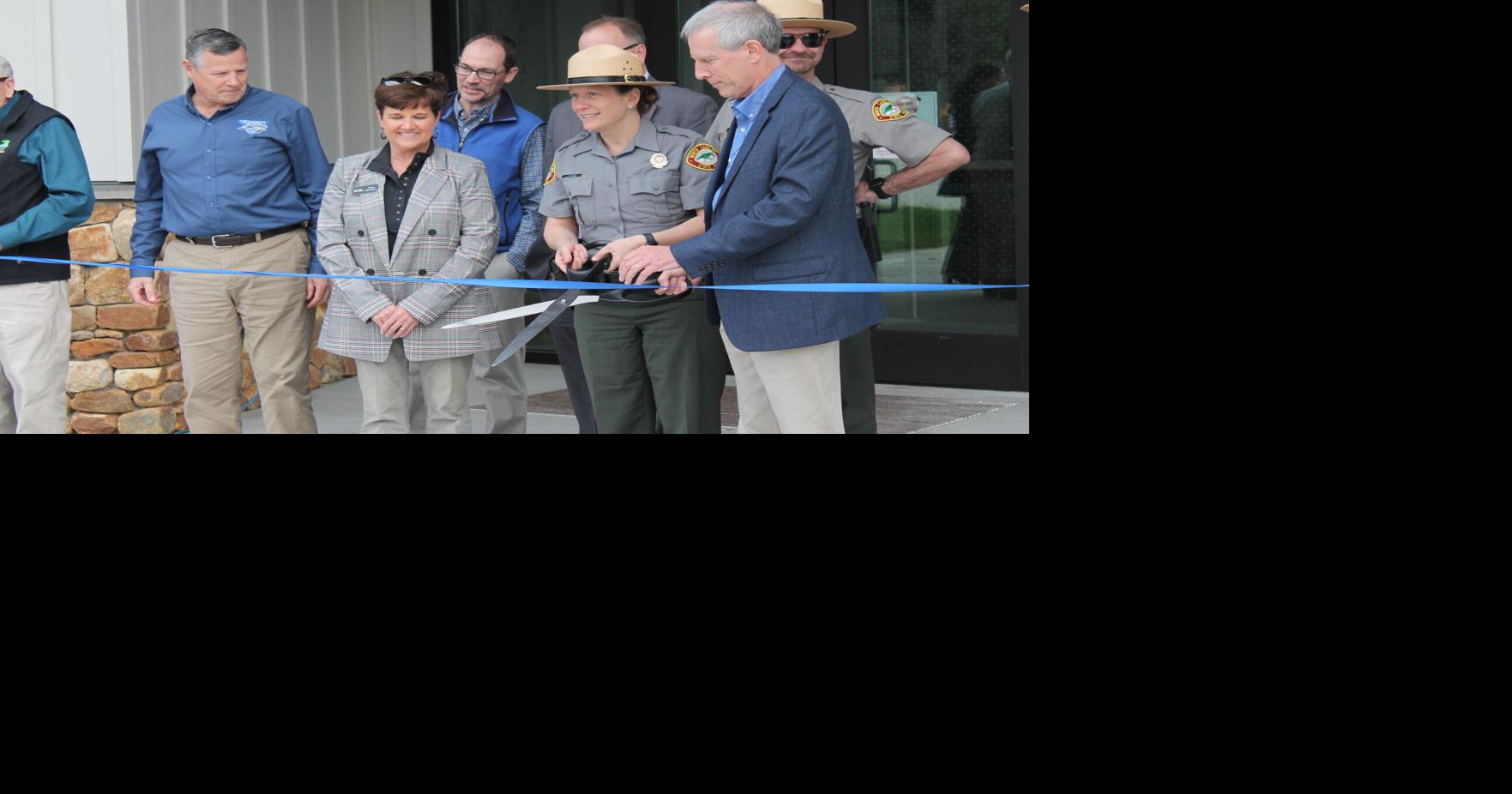 Ribbon cutting for the new Lake James Visitor Center