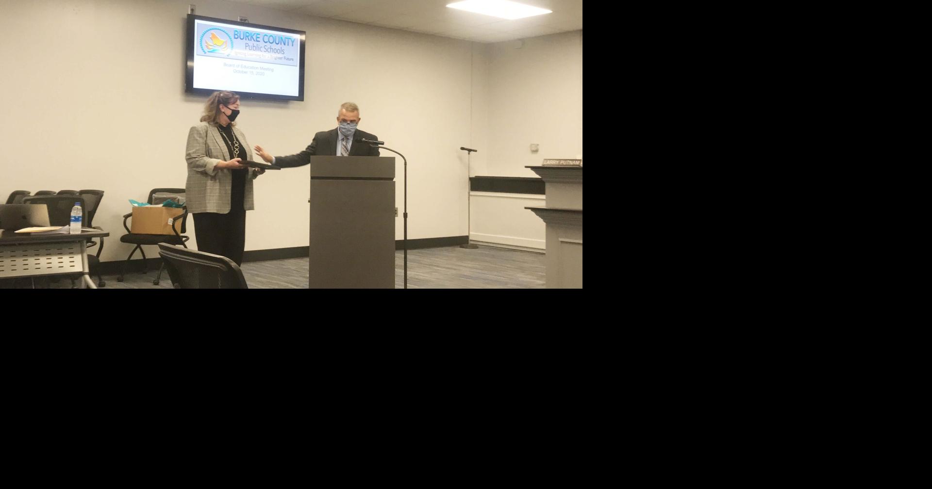 Fonseca, Austin recognized during board meeting