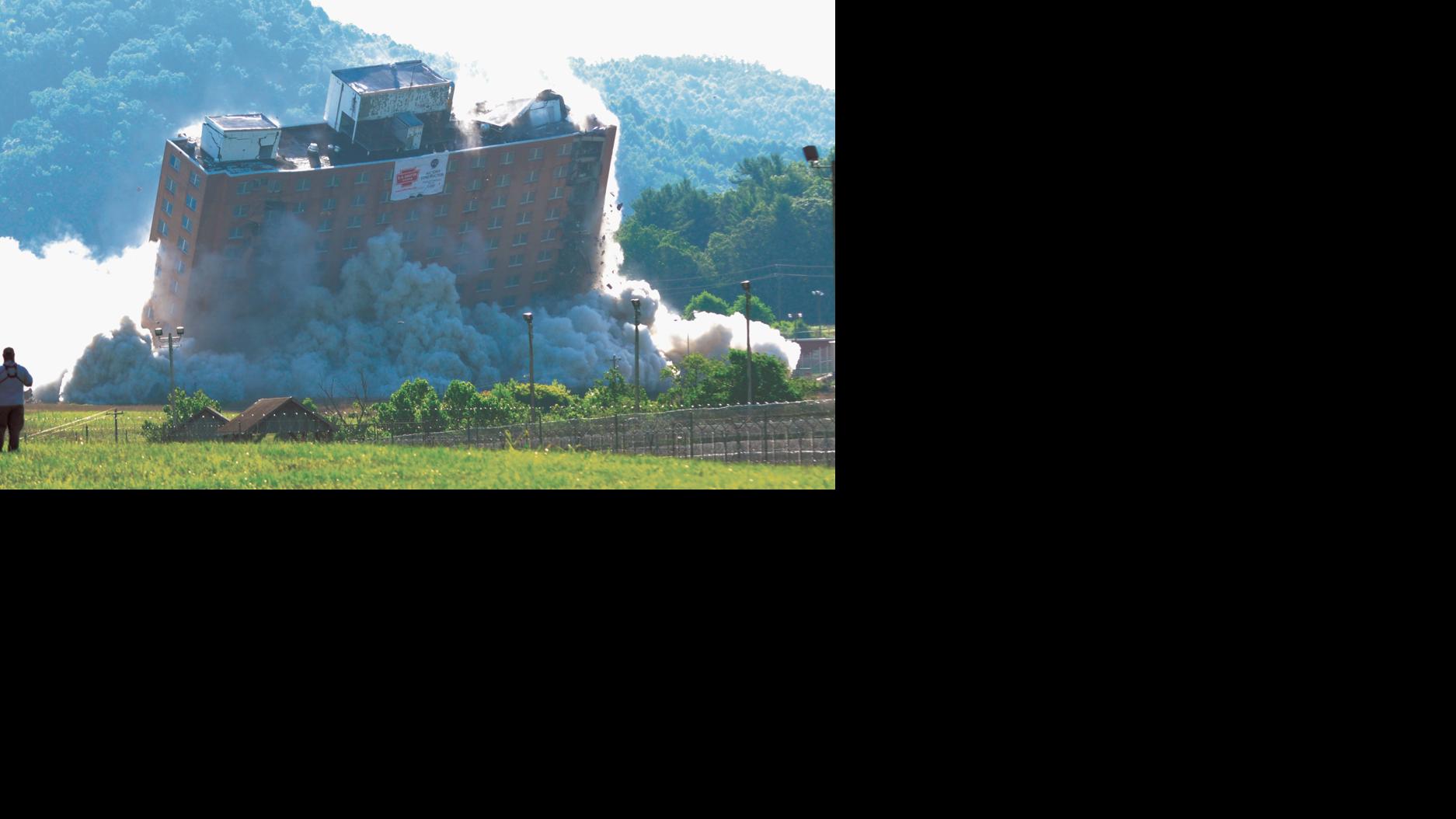 WATCH NOW: High Rise implosion shakes Burke | Local News | morganton.com