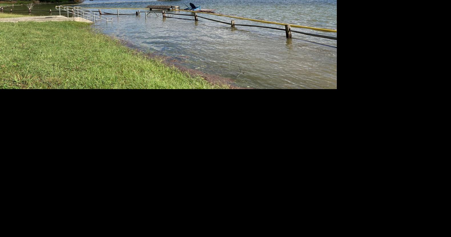 Beach at Lake James in Burke County NC still closed