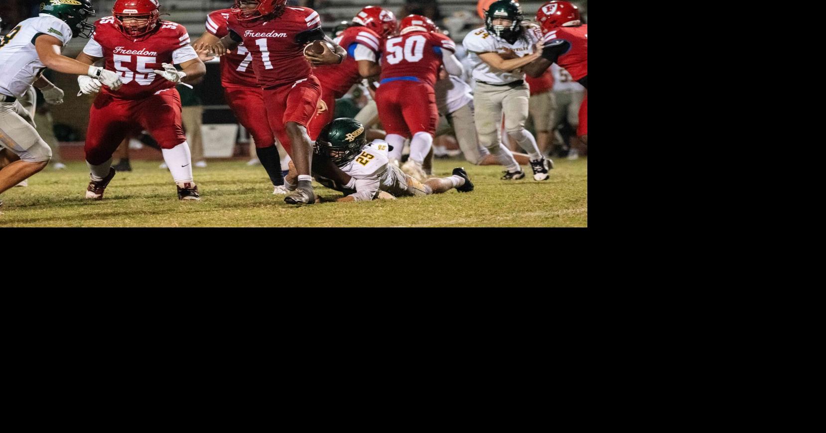 Freedom High School football hangs 70 on NC powerhouse