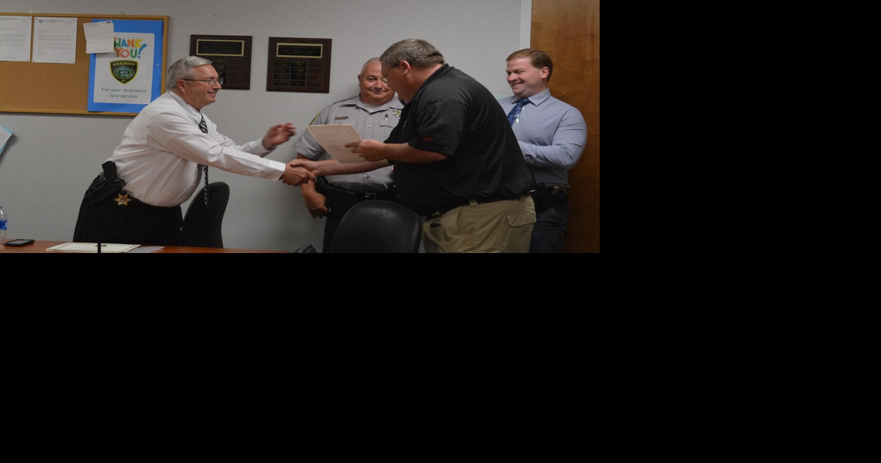 PHOTOS: Probation and parole officers get certificates from sheriff