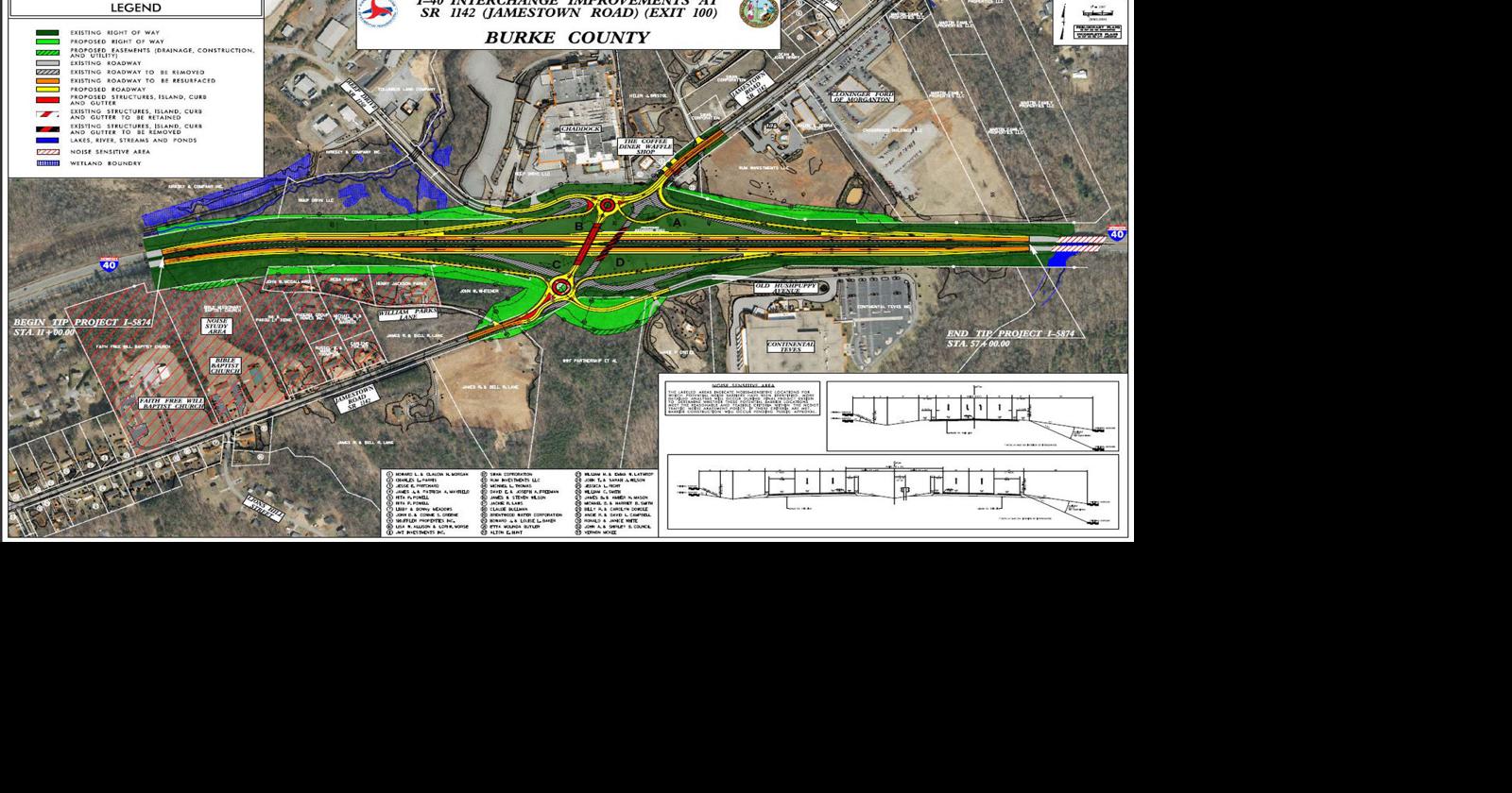 Plans for I-40 exits in Burke County decided