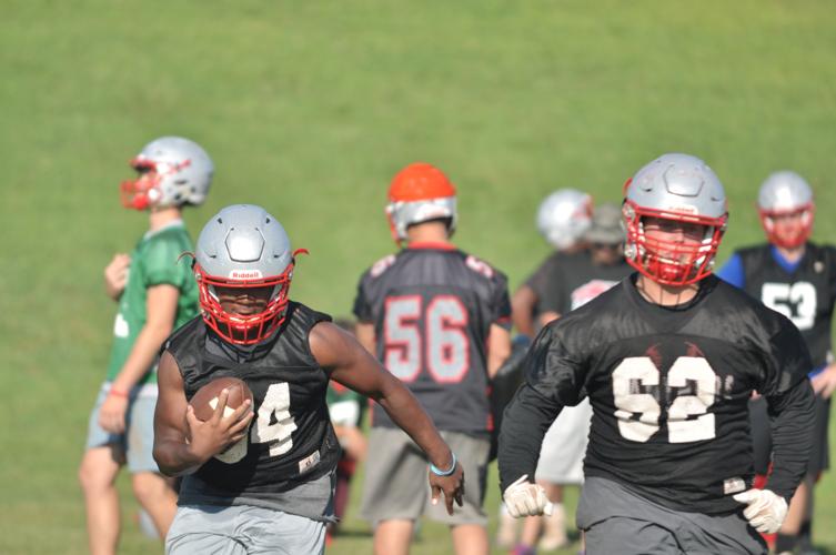 Patton football team hits field for 1st practice of season