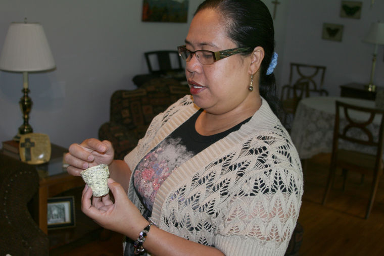 Minister’s wife turns everyday items into art