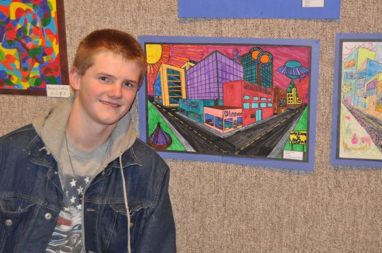 Middle School Art Show at Jailhouse Gallery