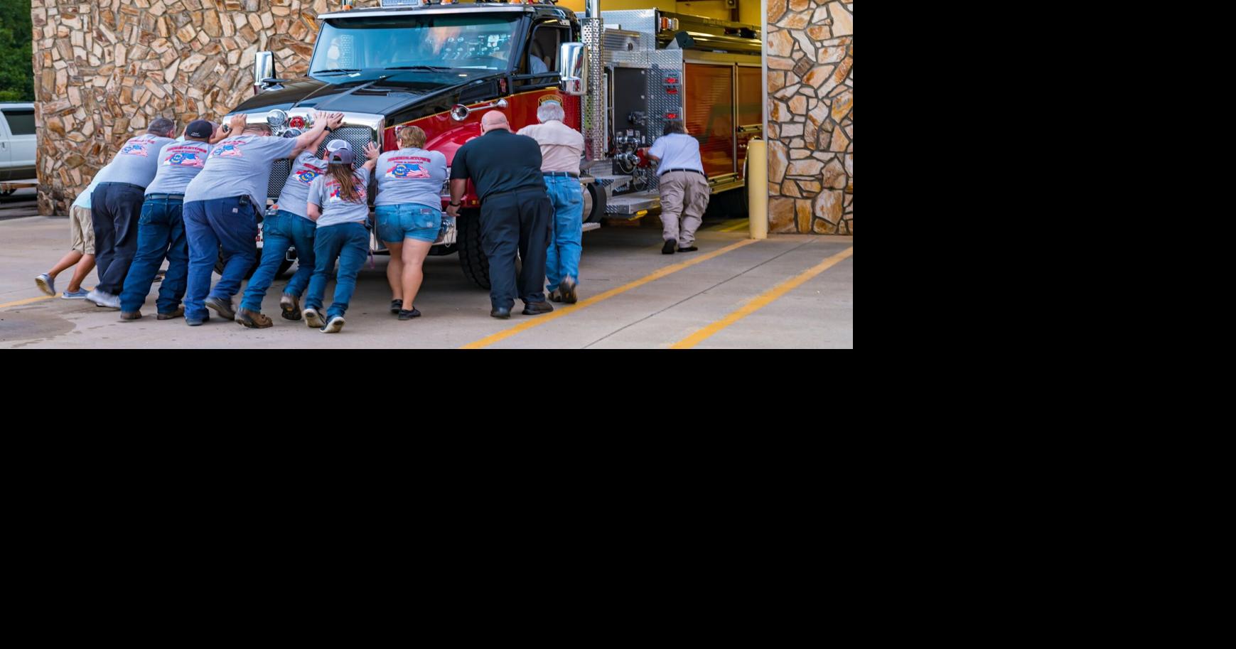 Department celebrates new apparatus, improved ISO rating