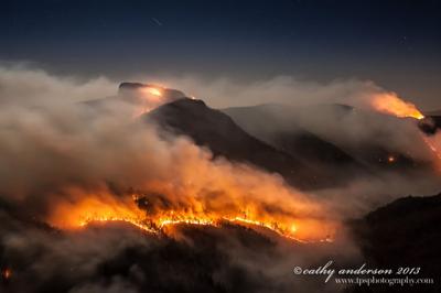 Table Rock fire photos