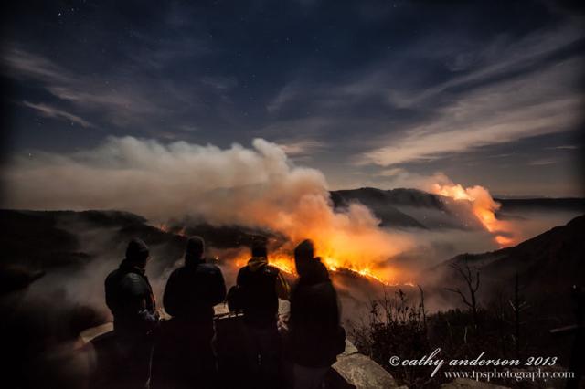 Table Rock fire photos