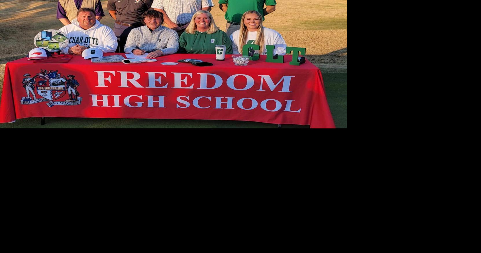 Freedom senior Alex Bock makes it official, signs to be a Charlotte 49er