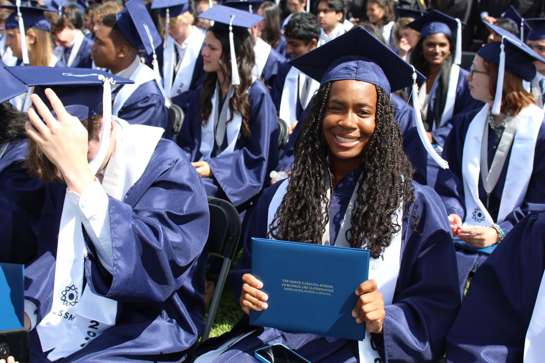 See photos as NCSSM in Morganton NC holds 2025 graduation