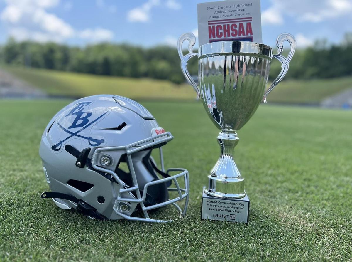 East Burke football wins NCHSAA award for food distribution