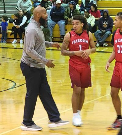 Freedom makes nine 3s to create breathing room vs. Draughn