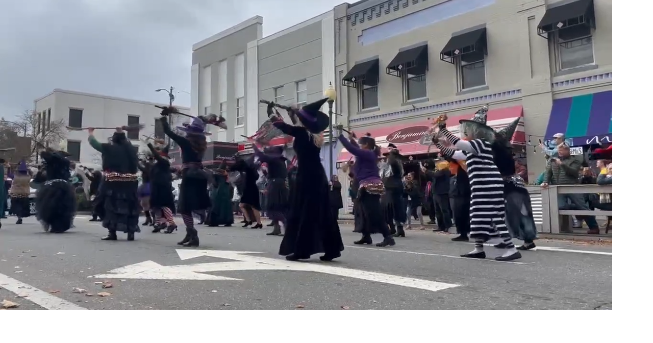 Witches dance in Morganton at Halloween Spooktacular