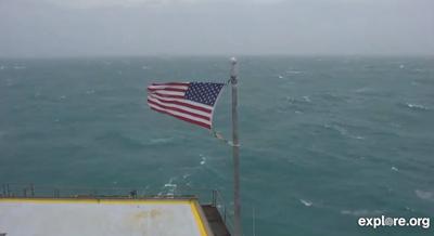 VIDEO: Frying Pan Tower hanging in there as Dorian pushes toward the ...