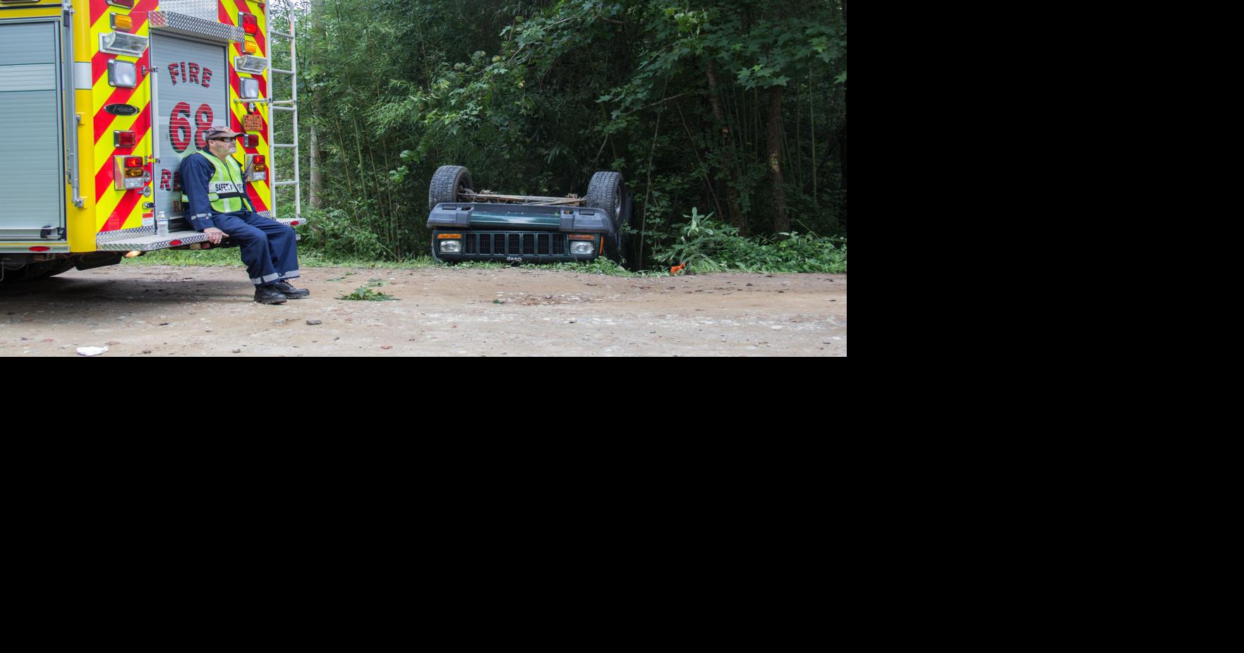 Local teen trapped in jeep after rollover