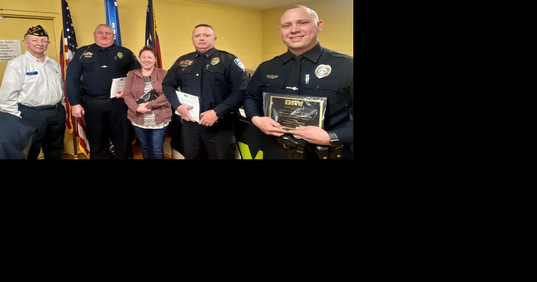 MDPS officers honored for helping homeless veteran