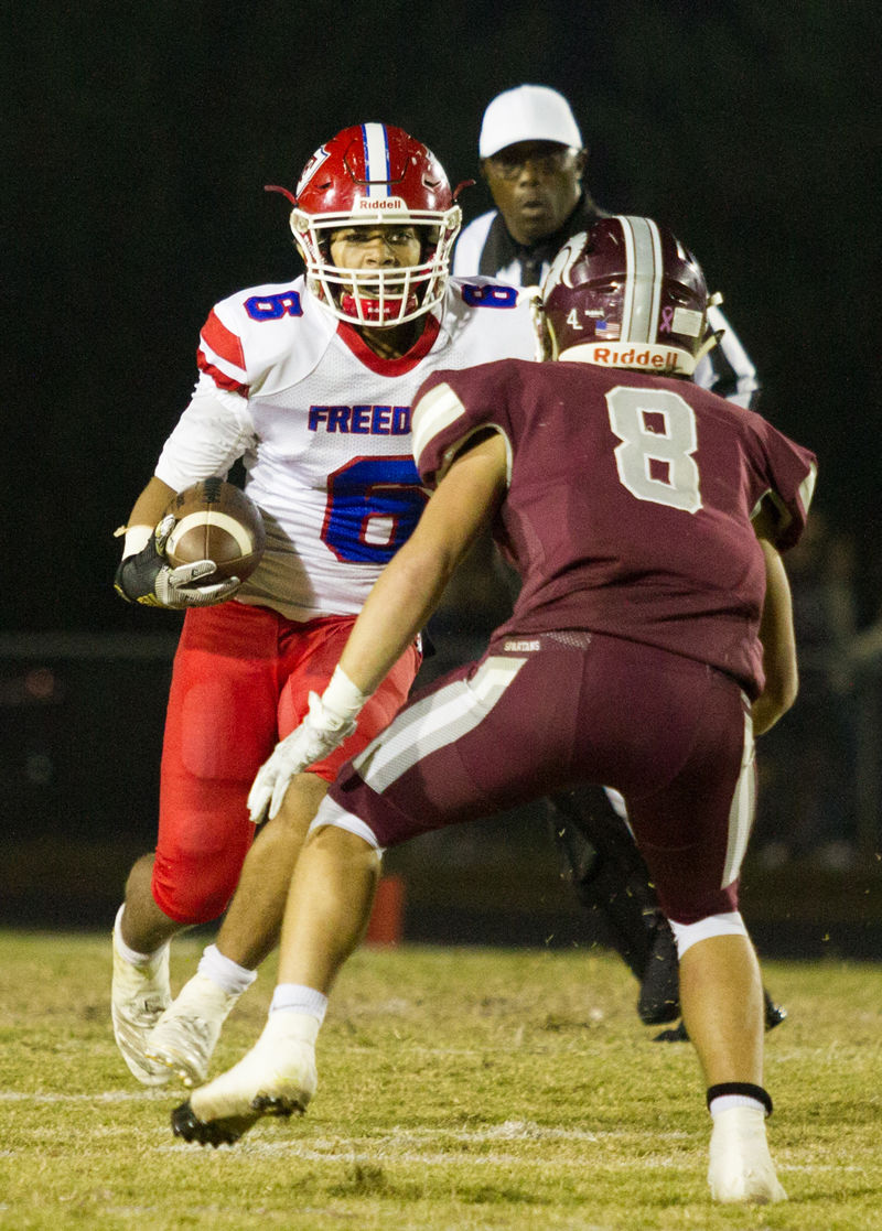 Freedom RB Young gashes South Caldwell for 5 TDs in road win