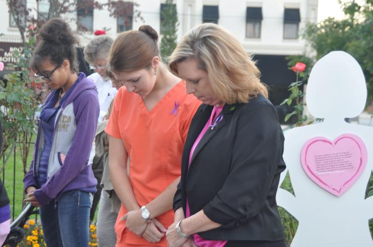 Domestic Violence Awareness Month Candles Service Shed Light On Lost