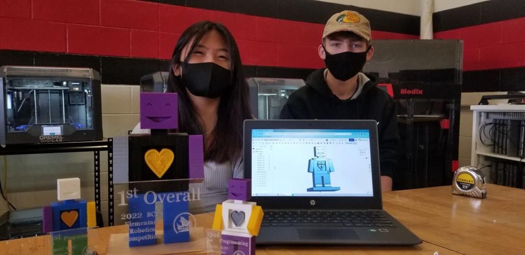 Burke students design trophies, medallions for competition