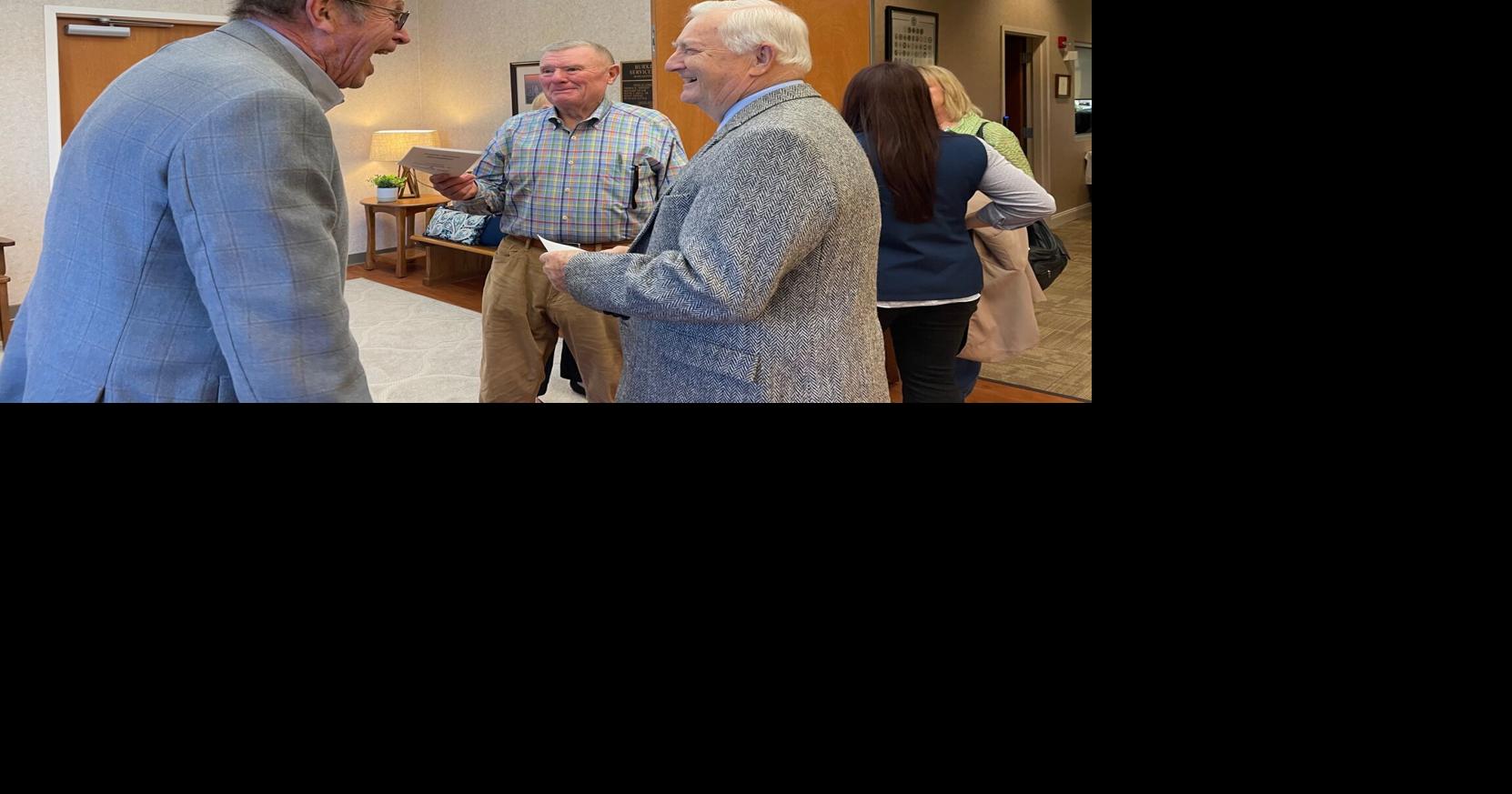 Abele, Taylor celebrated at reception