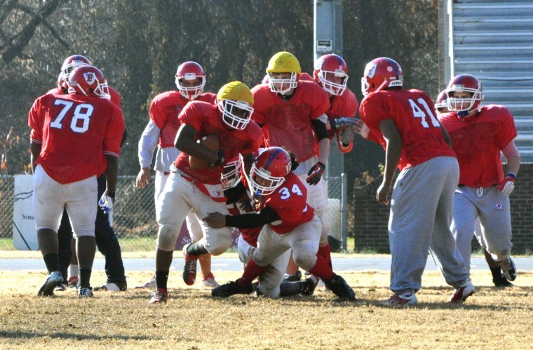 Freedom football team practices for playoffs