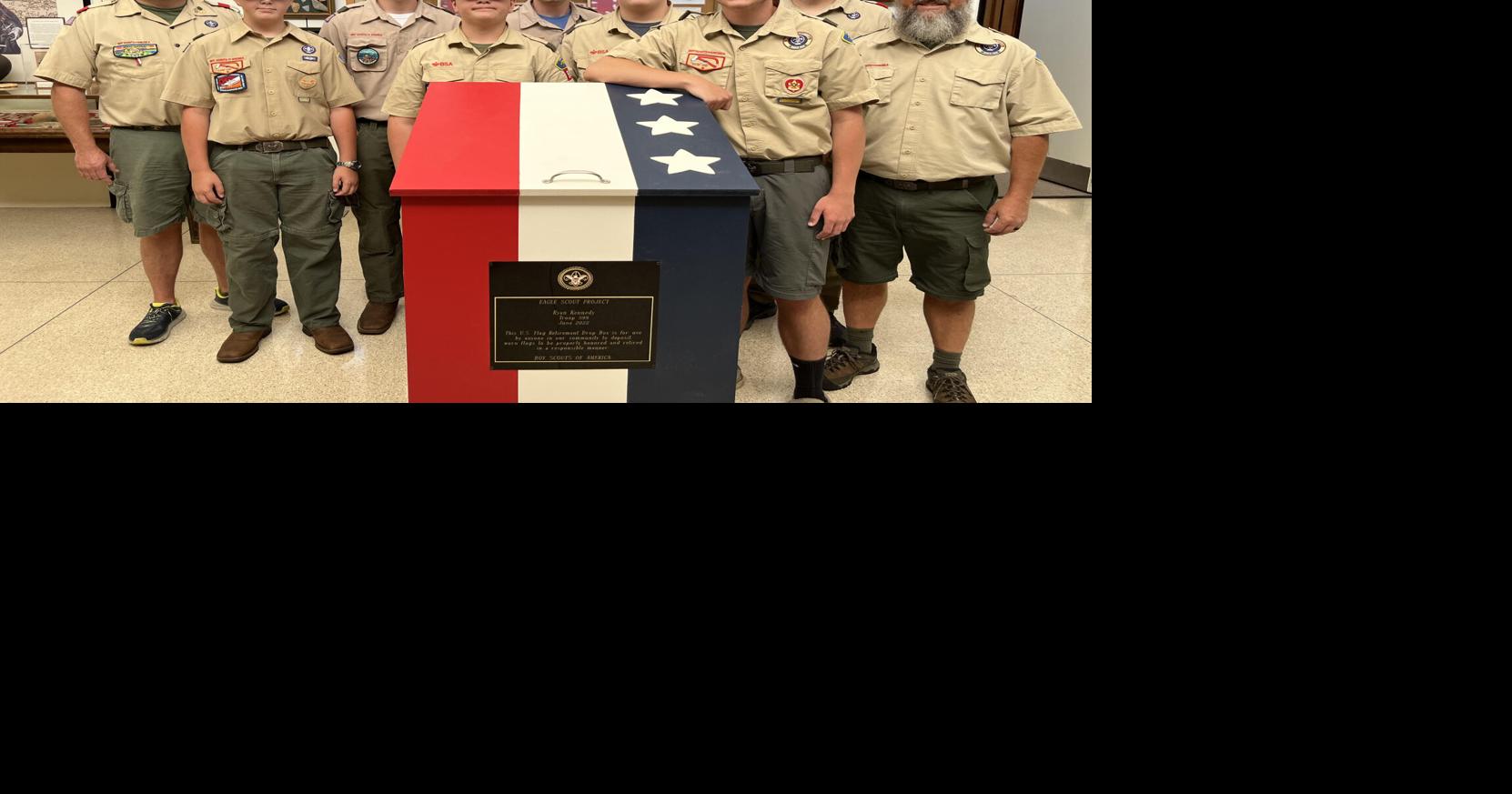 Project provides flag retirement boxes