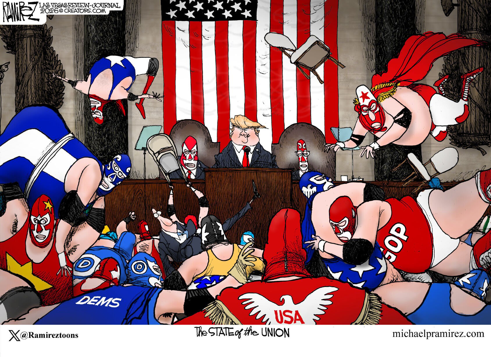 7 political cartoons sum up the State of the Union